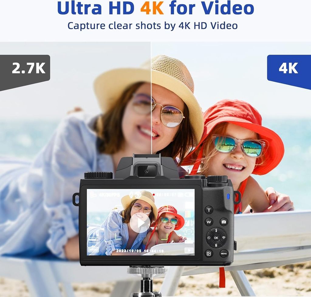 Fine Life Pro W5 Digitálne fotoaparáty 4K, | Kaufland.sk