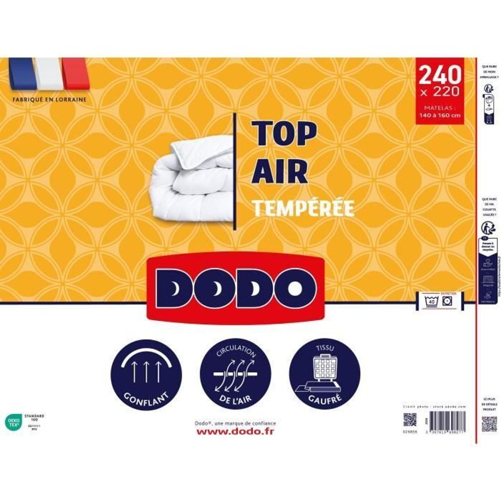 Gemäßigte Bettdecke - DODO - TOP AIR - 220 x | Kaufland.de