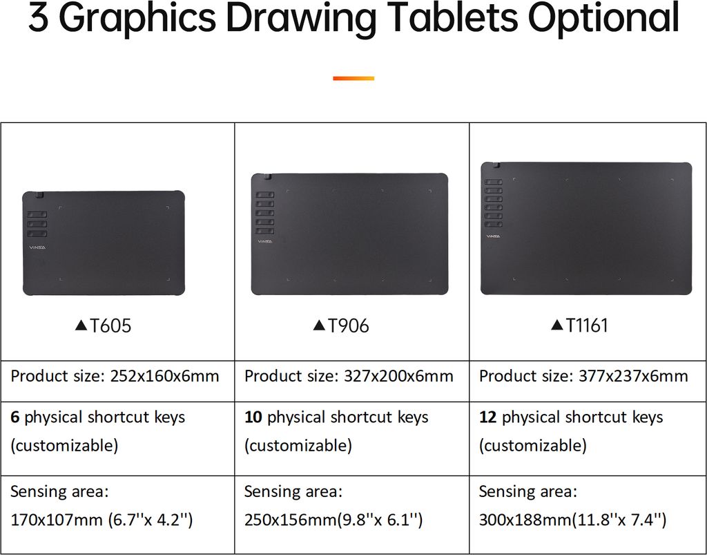 Grafický kreslicí tablet VINSA T1161, | Kaufland.cz