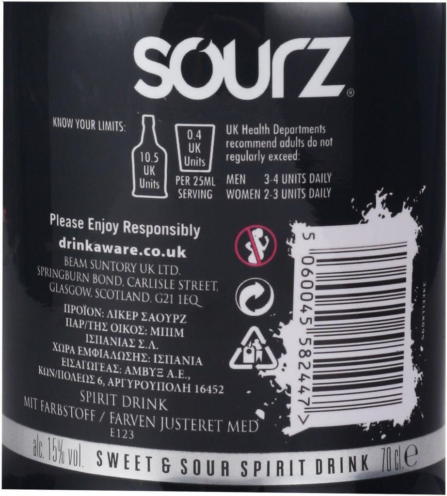 Sourz Raspberry The Original Sweet and Sour | Kaufland.de