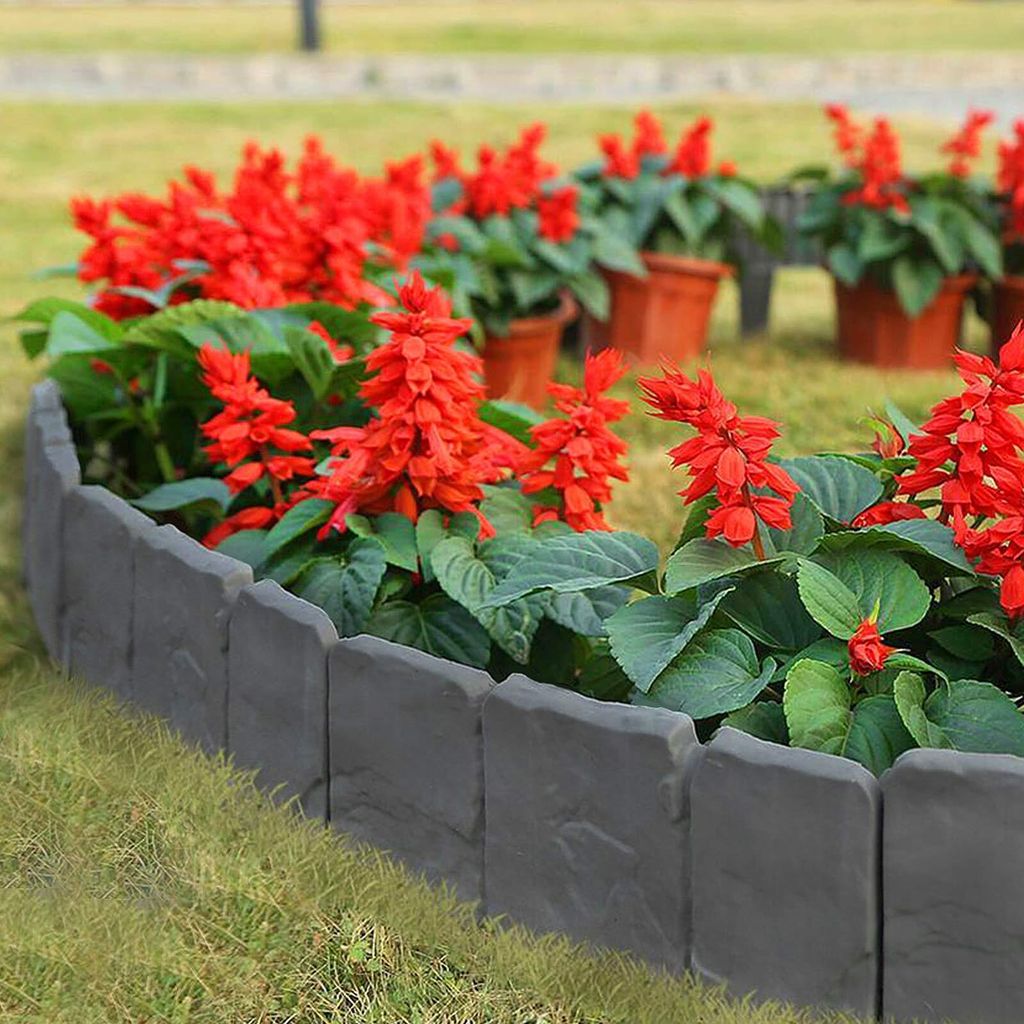 Sessamen-LP 60Pcs Rasenkante Kunstoff 15m | Kaufland.de