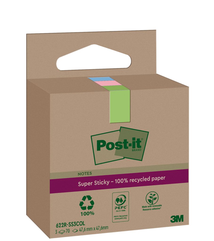 Post-it Super Sticky Recycling Notes 47,6 x | Kaufland.de