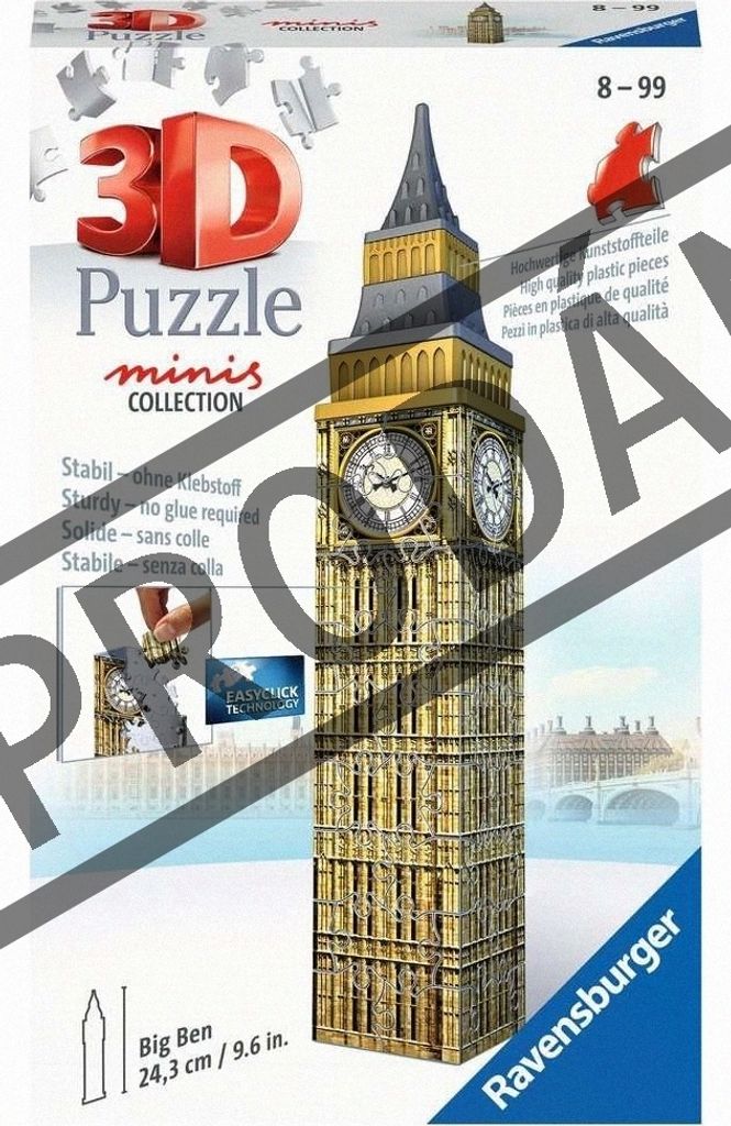 Ravensburger 3D Puzzle - Mini Big Ben - 54 | Kaufland.de