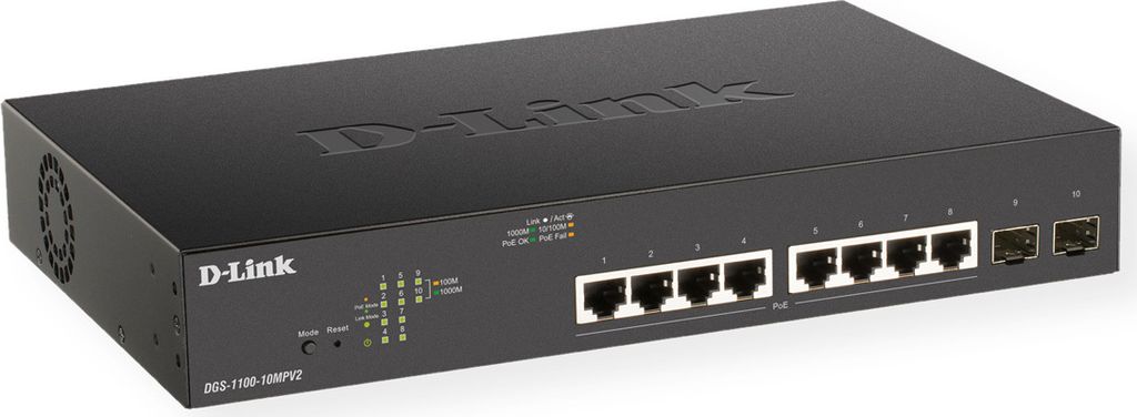 D-Link PoE+ Switch DGS-1100-10MP V2 10 Port - | Kaufland.sk