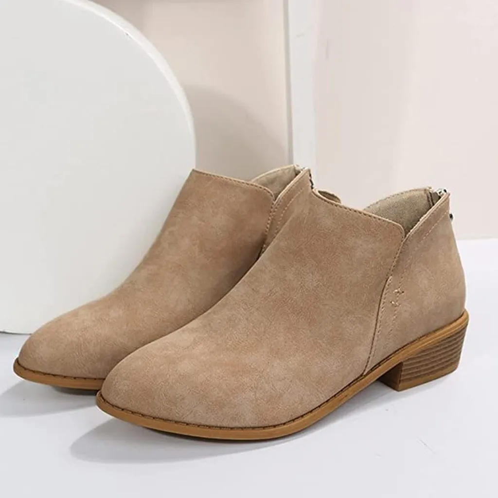 ASKSA Damen V Cut Kurzschaft Stiefel Spitz | Kaufland.de