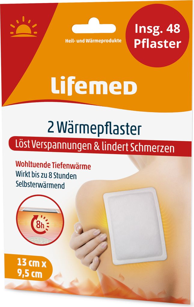 Lifemed Wärmepflaster 9,5 cm x 13 cm - Weiss | Kaufland.de