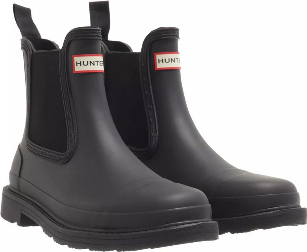 HUNTER COMMANDO CHELSEA Schwarz