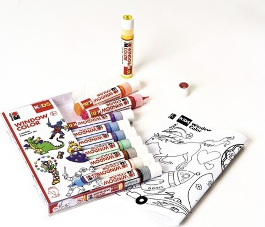 Sada KiDS Window Color 10 slupovacích barev | Kaufland.cz