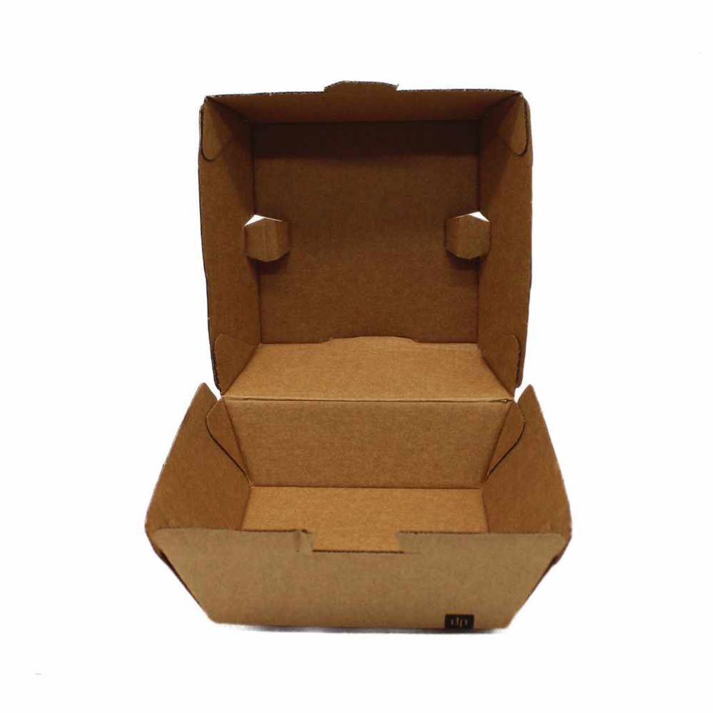 100 Stück Hamburgerbox, Wellpappe, braun, | Kaufland.de