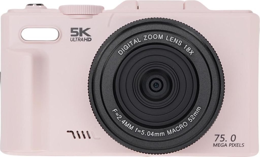 Vlogovacia kamera Elprico 5K WiFi, digitálna kamera s