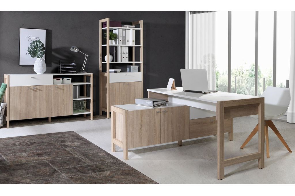 HOYVIK Regal Sonoma Eiche / Weiß | Kaufland.de
