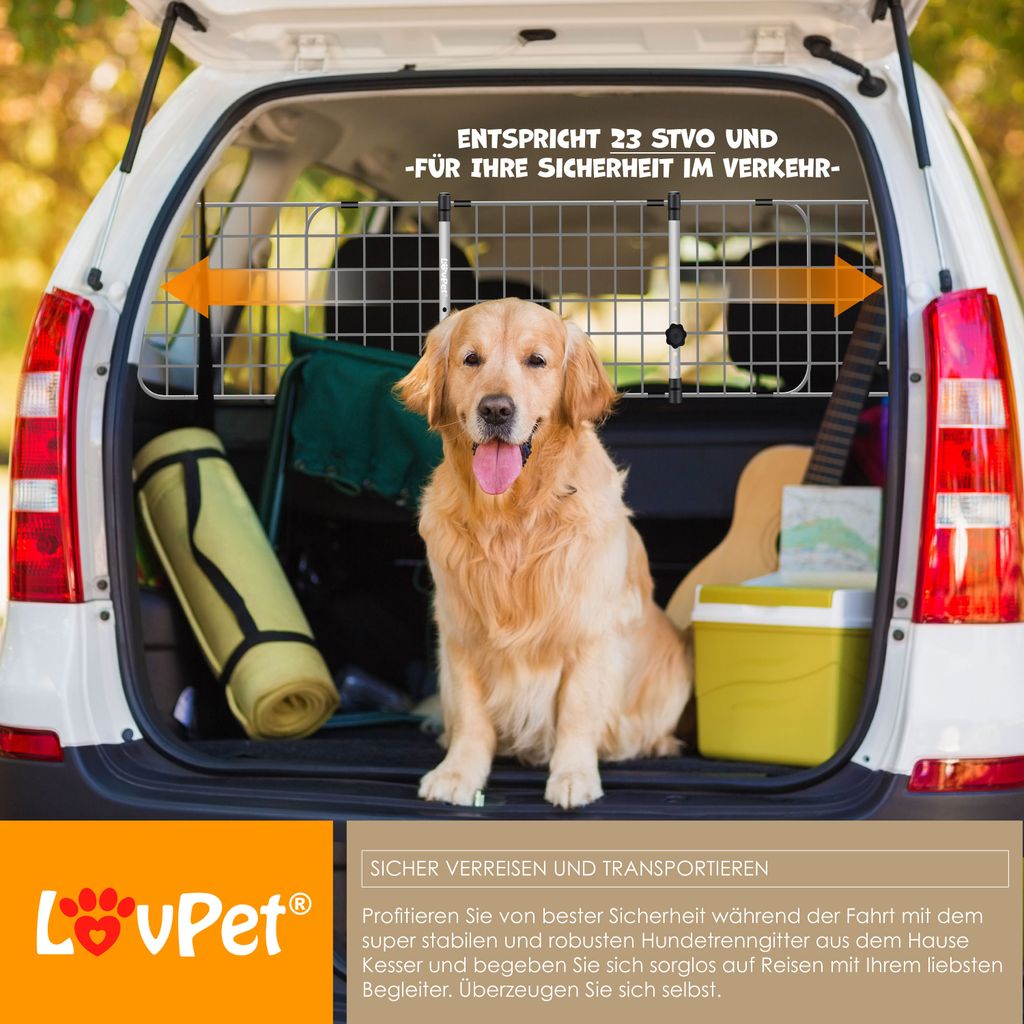 LovPet® Hundegitter Auto, Autoschutzgitter | Kaufland.de