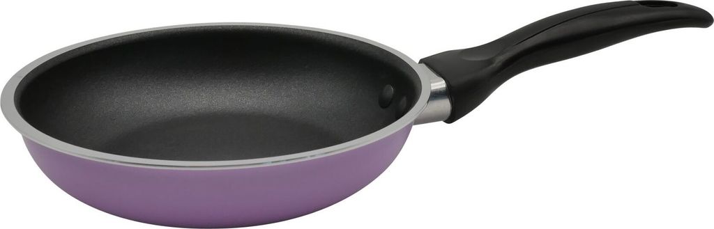 Steuber Bratpfanne Ø28 cm flach lila Antihaft alle