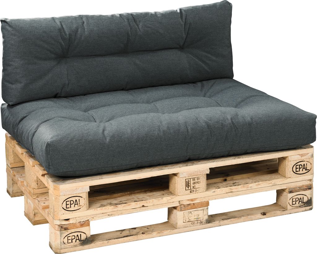 XDREAM Palettenkissen anthrazit | 2er Set | Kaufland.de