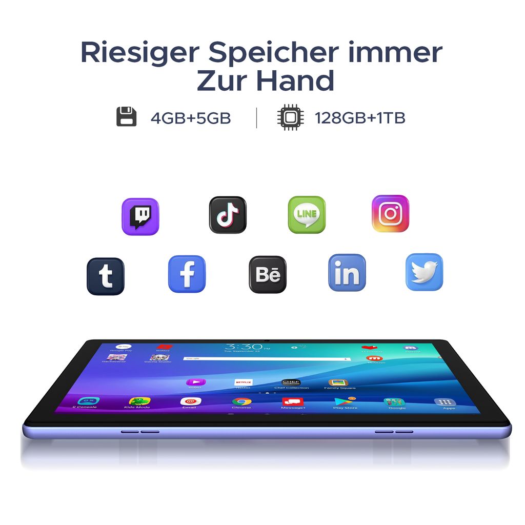 DOOGEE U10 Android 15 Tablet 10 Zoll, 9GB RAM | Kaufland.de