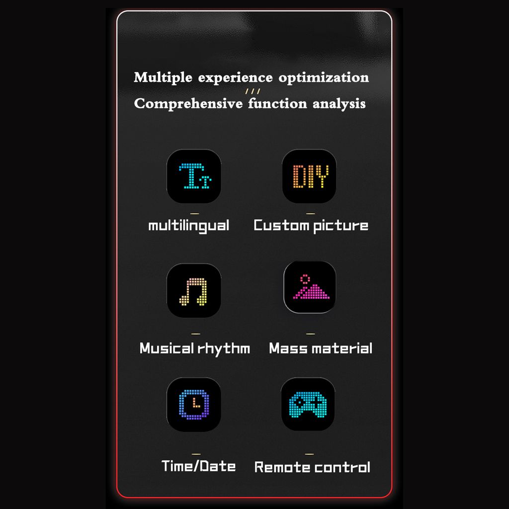 Flexibles LED-Display, APP BT, | Kaufland.de