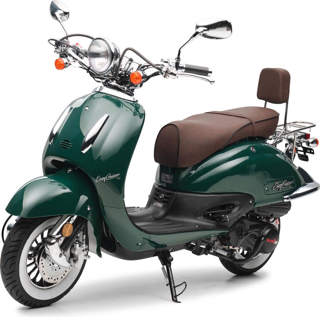 Motorroller Retro EasyCruiser Eco Dunkelgrün | Kaufland.de