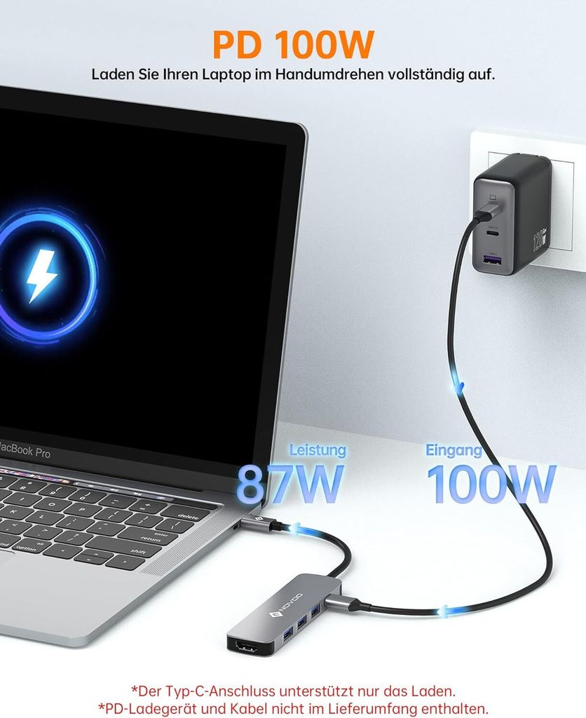 NOVOO USB-C Hub Adapter MacBook Pro/Air M1 | Kaufland.de