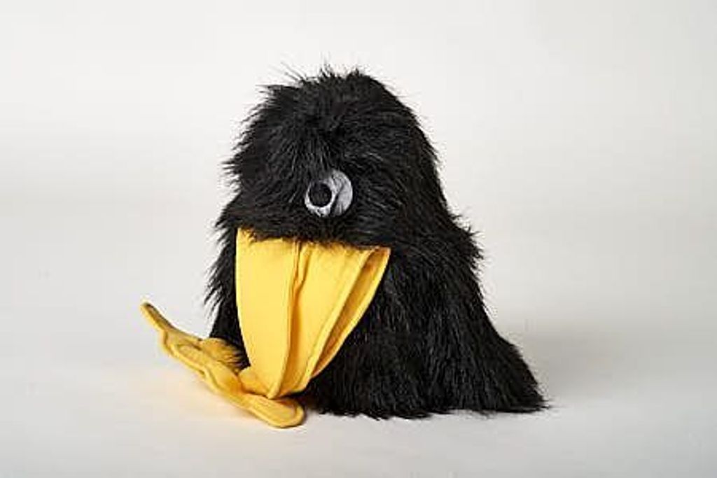 Handpuppe Rabe 28 cm Kuscheltier Vogel | Kaufland.de