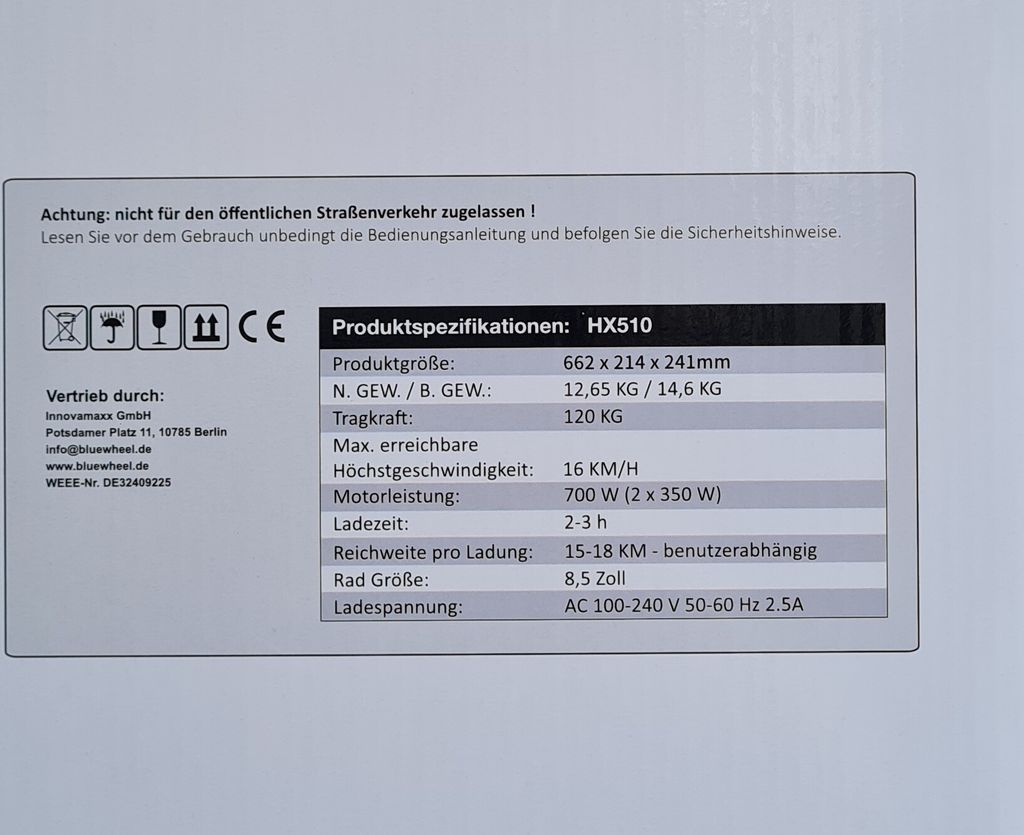 Bluewheel HX510 Offroad Hoverboard Self | Kaufland.de