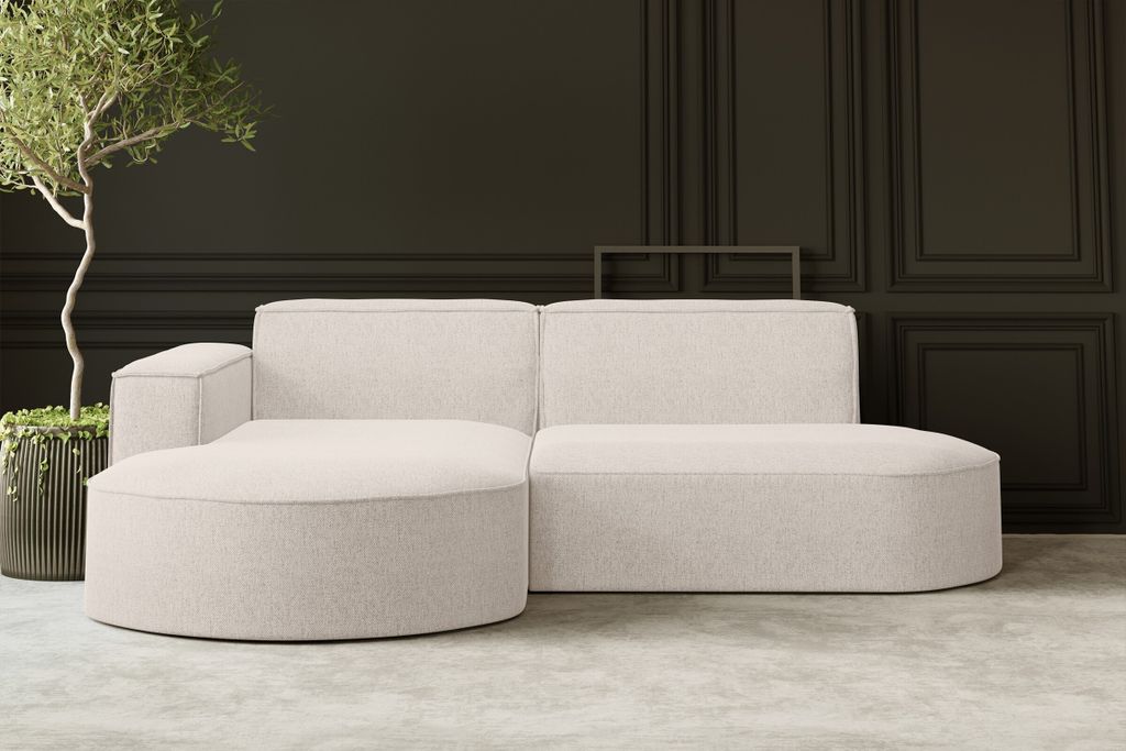 Kaiser Möbel Ecksofa, Sofa L form, Couch L form MODENA L