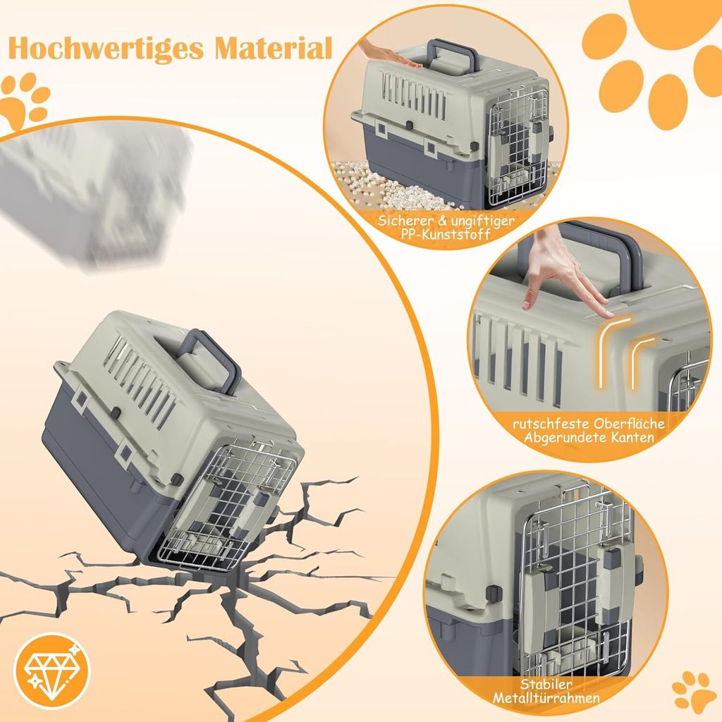 TRMLBE Transportbox Hund, 49.5x33.5x36cm | Kaufland.de