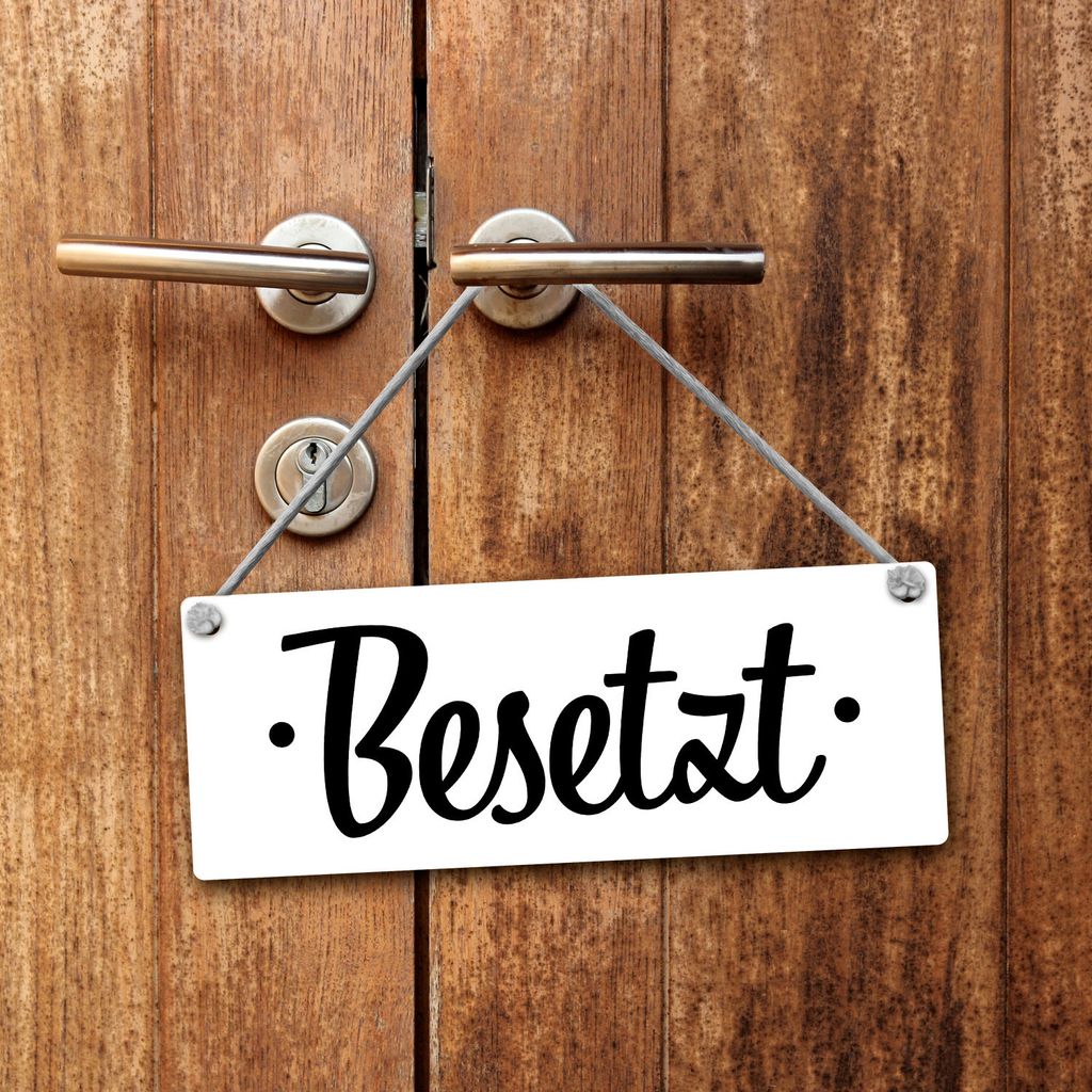 Toilette ist besetzt bzw. frei Wendeschild | Kaufland.de