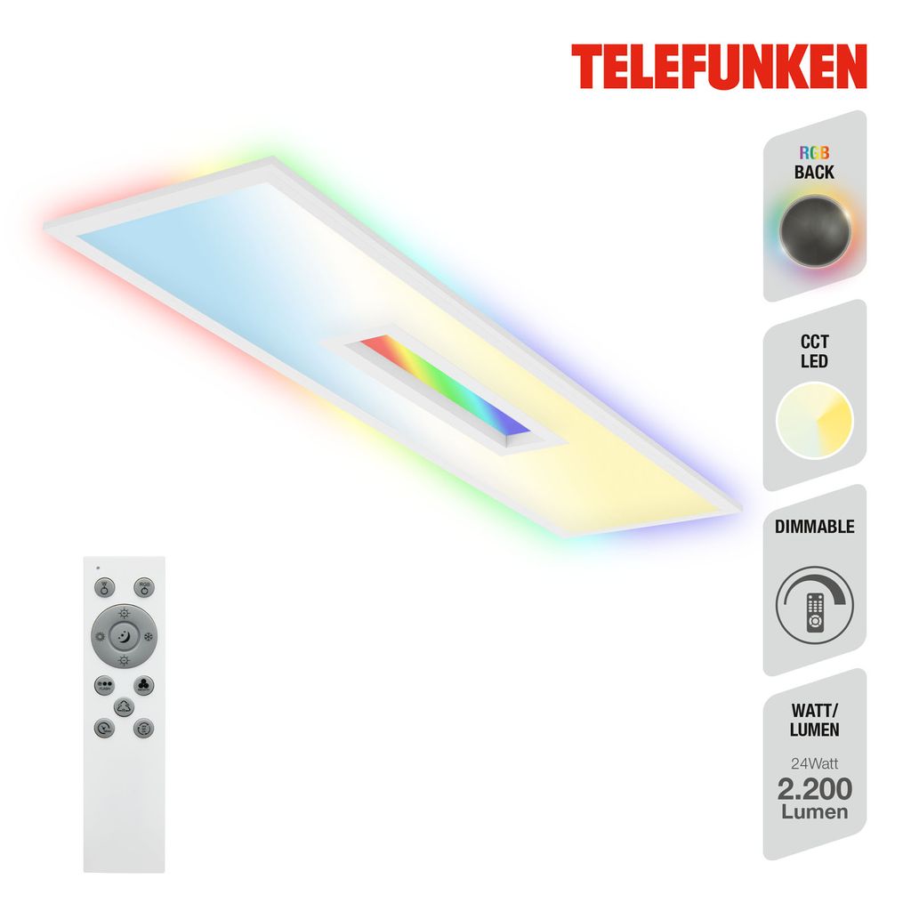 Telefunken Leuchten LED Panel, CENTERBACK, | Kaufland.de