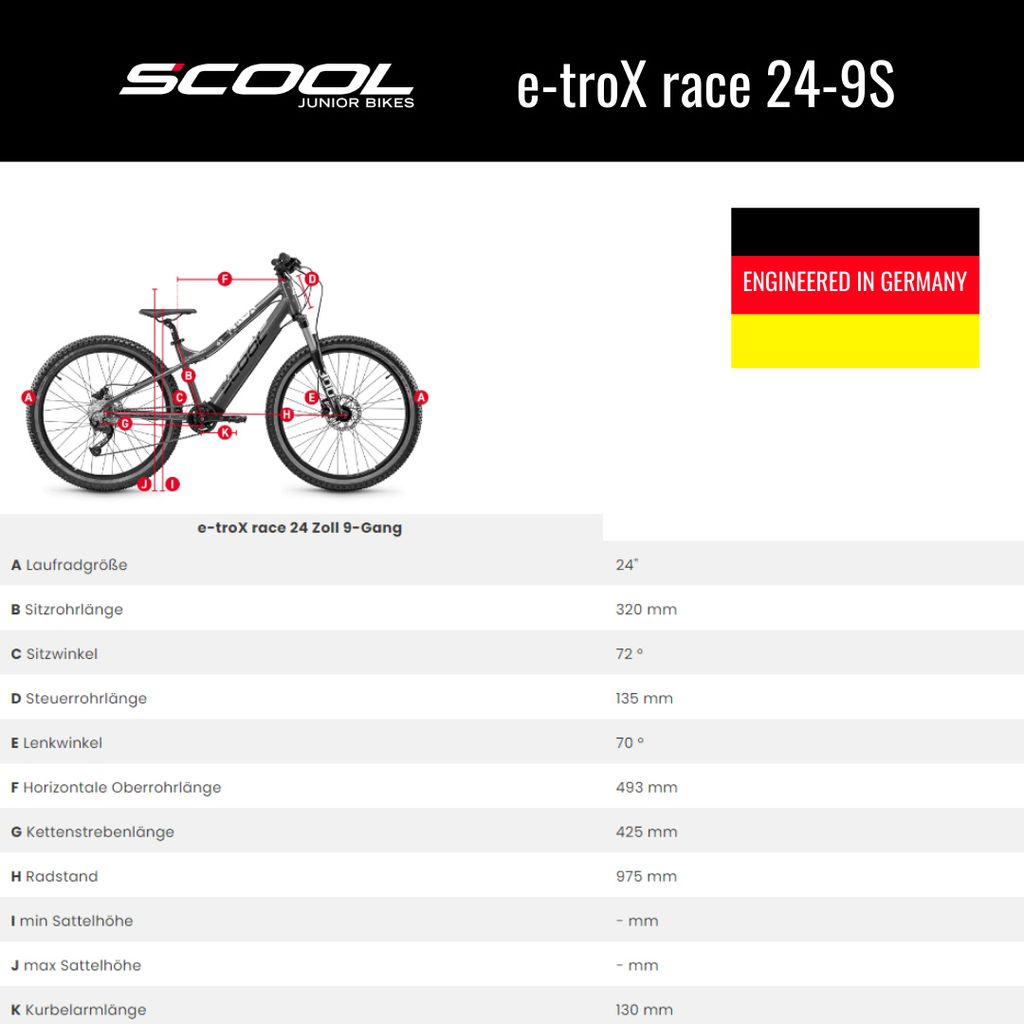 S'COOL e-troX race 24 Zoll 9-Gang Alivio - | Kaufland.de