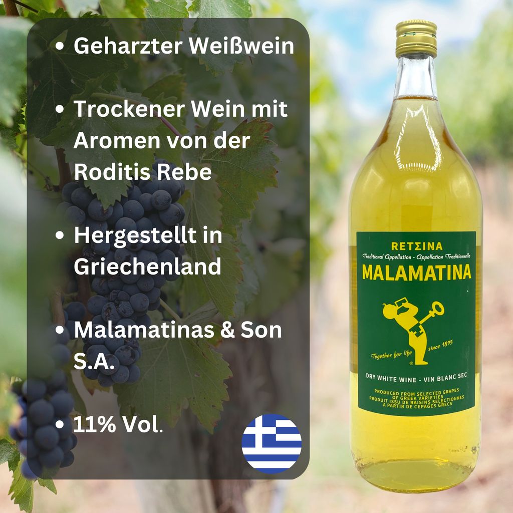 Retsina Malamatina 2x 2,0l | Geharzter | Kaufland.de