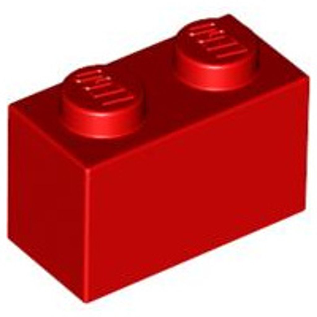 LEGO® 1x2 Steine Rot - 100 stück - red brick | Kaufland.de