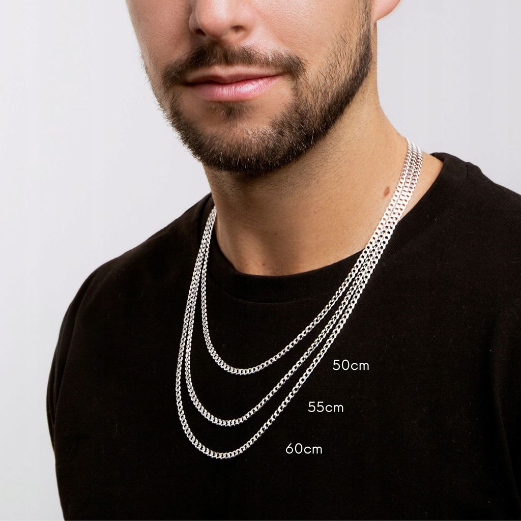 DICKE SILBERKETTE FÜR HERREN, 55 cm, | Kaufland.de