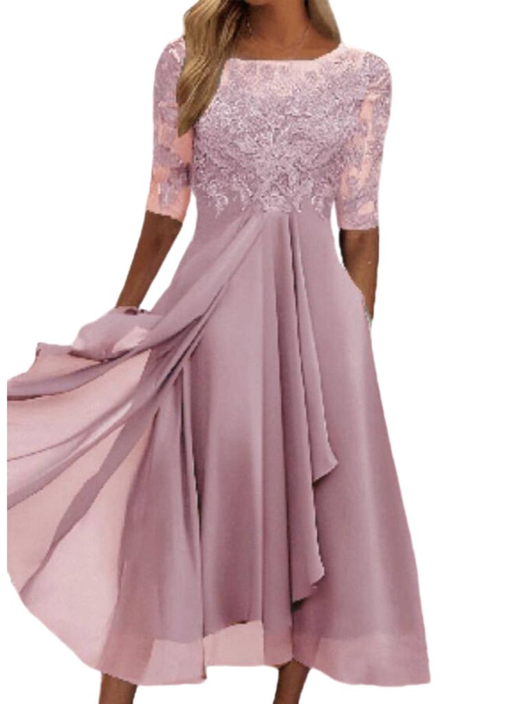 Damen Abendkleider Spitze Einfarbig Sommer | Kaufland.de