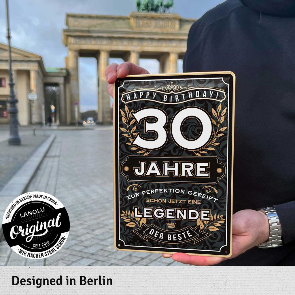 Blechschild 30 Schild Geburtstag, 30 JAHRE | Kaufland.de