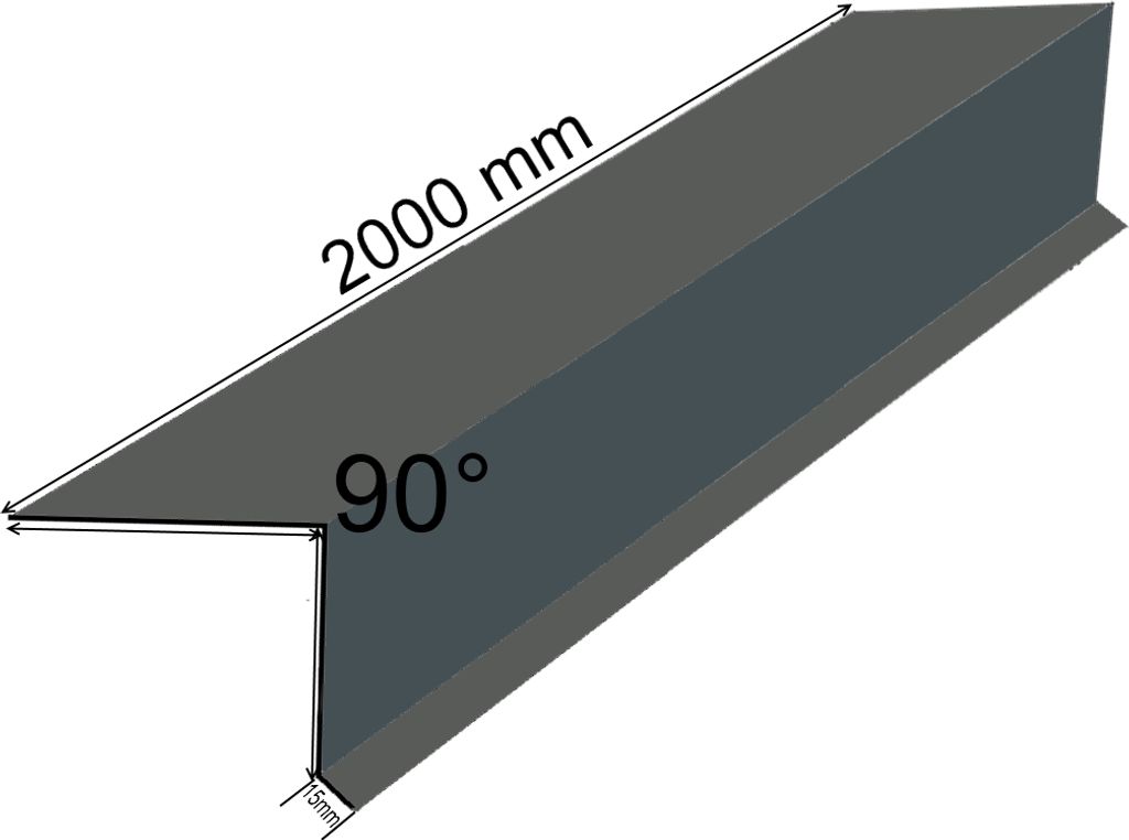 Dach-Blech-Winkel Dach-Abschluss-Blech | Kaufland.de