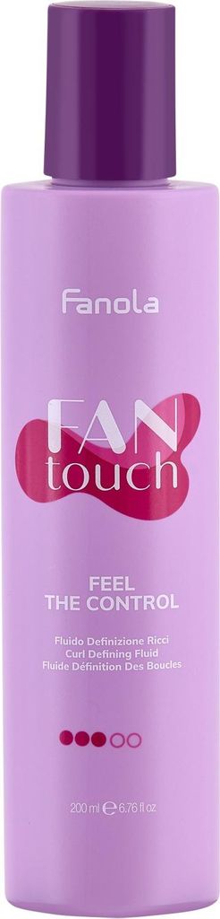 Fanola Fan Touch Feel The Control Curl Defining Fluid fluid