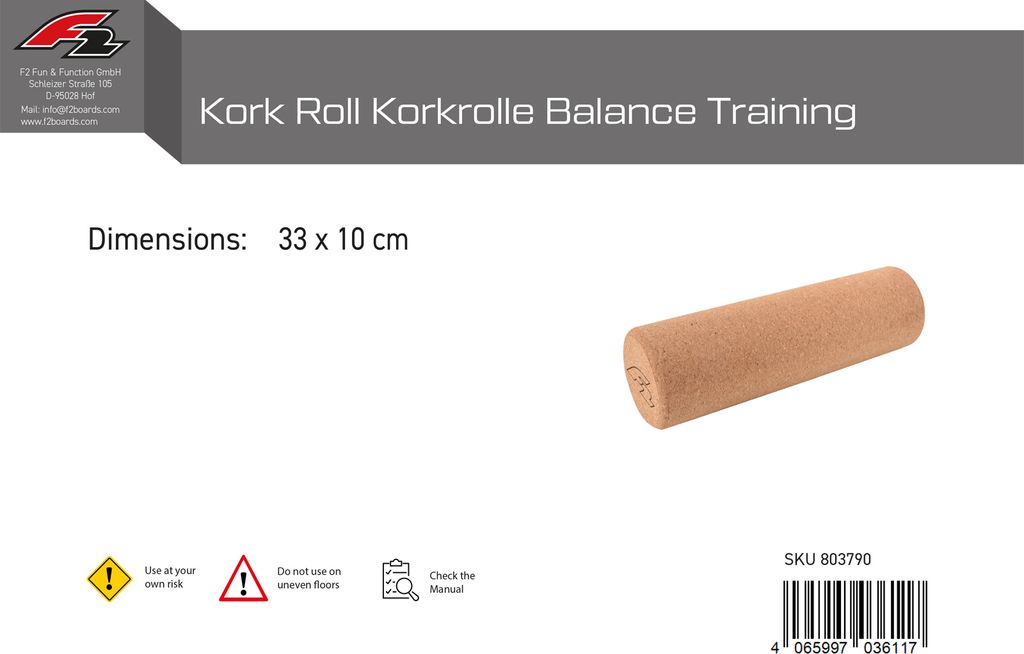 F2 Balance Board Kork Roll Korkrolle | Kaufland.de