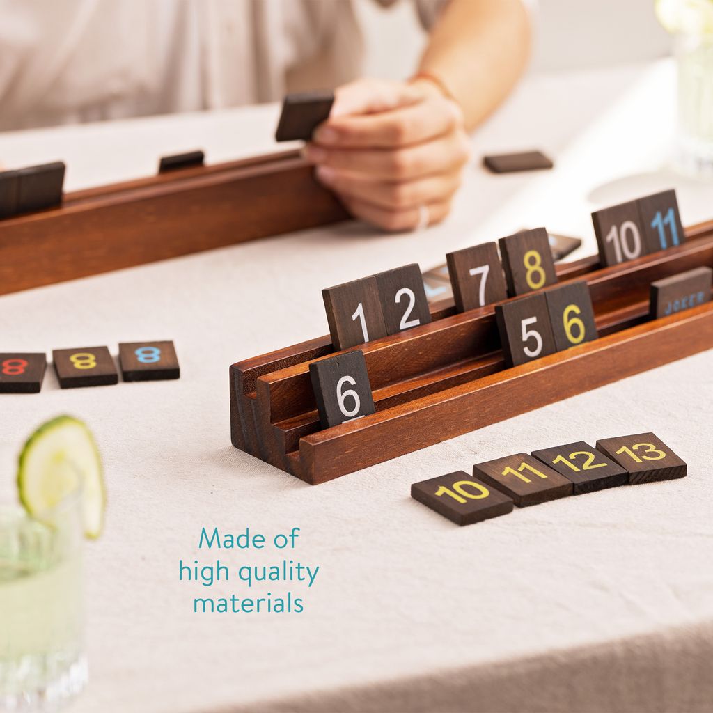 Navaris Rummy Spiel aus Holz - Rummy für 2 | Kaufland.de