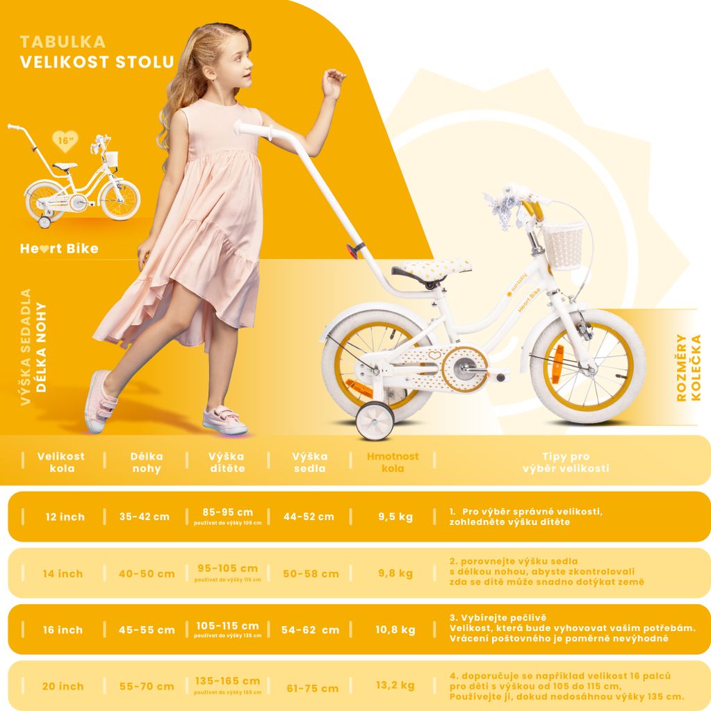 Kolo pro dívku 16 palců 4-6 let kolo s | Kaufland.cz