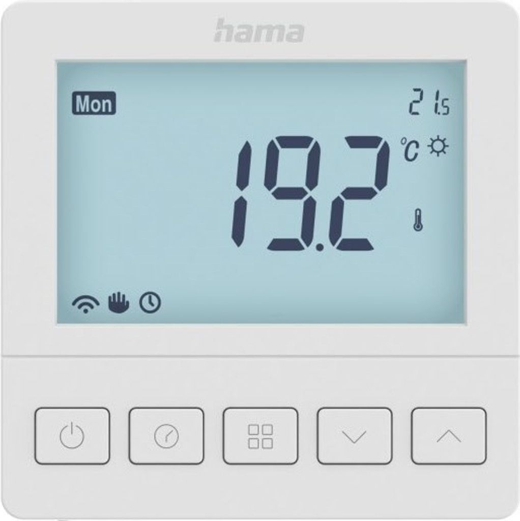 Hama Smartes Fußbodenheizungs-Thermostat, Unterputz, per