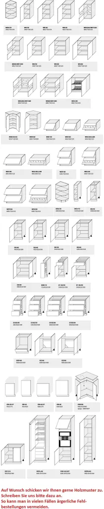 Mobile Cucina 60cm Pensile EST-WES/60/LAM Bianco Perla Vetro Acrilico