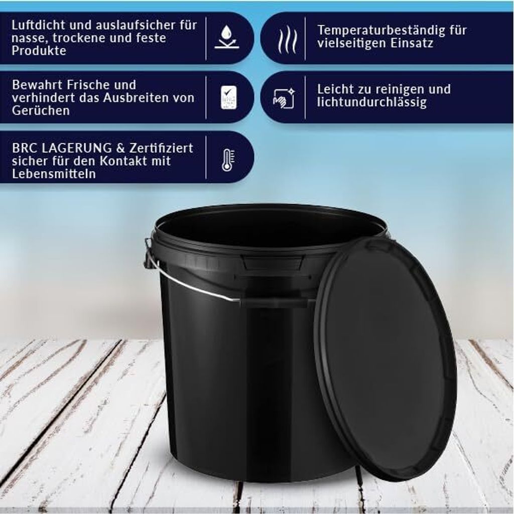 Eimer mit Deckel 0,5 1 3 5 10 20 30 L Liter | Kaufland.de