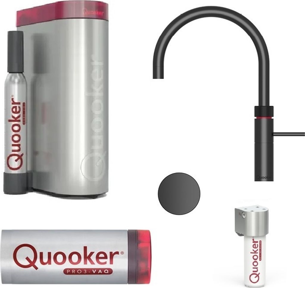 Quooker Flex schwarz SET PRO3 CUBE + Filter | Kaufland.de