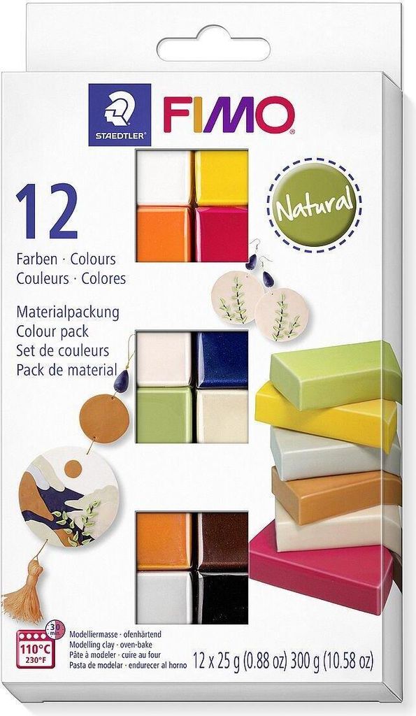 Fimo Soft Modellierm.-Set 12 Farben Natural | Kaufland.cz