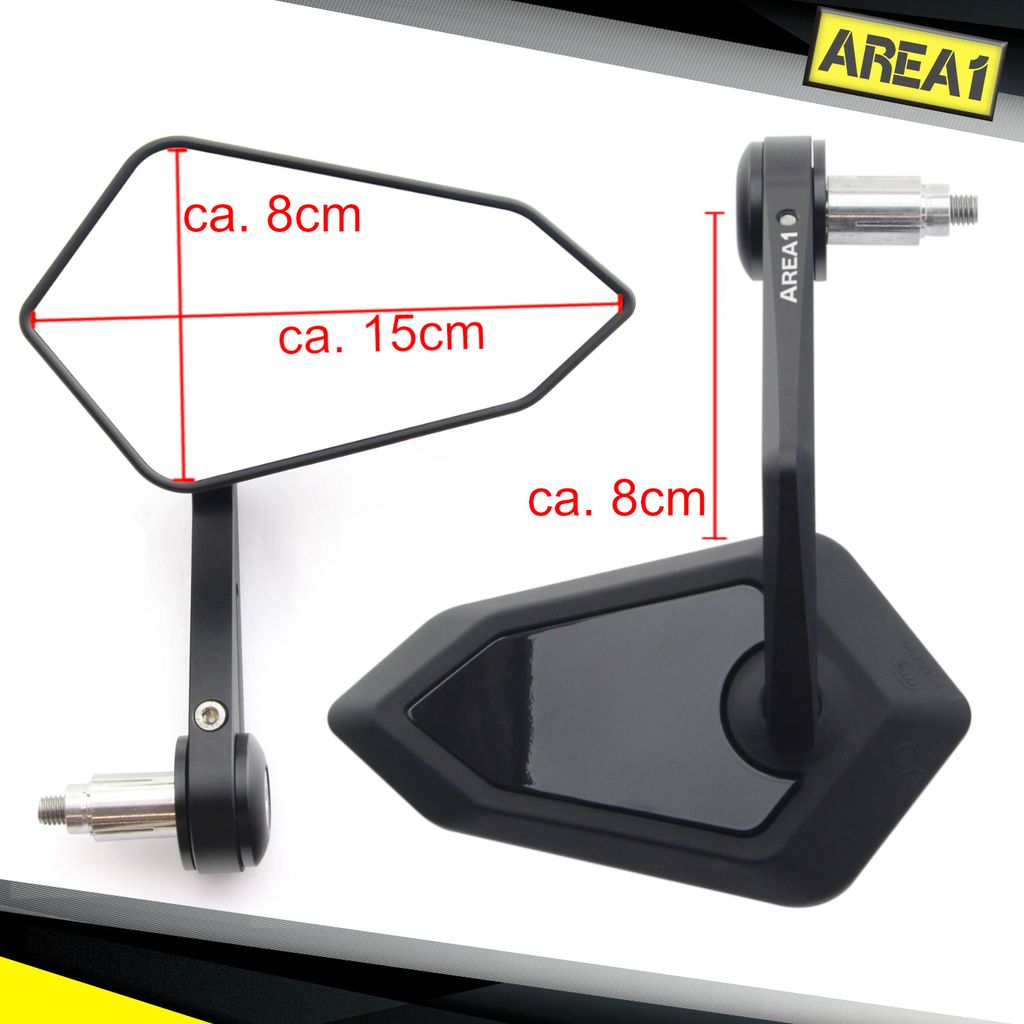 Area1 Motorradspiegel CNC Lenkerenden | Kaufland.de