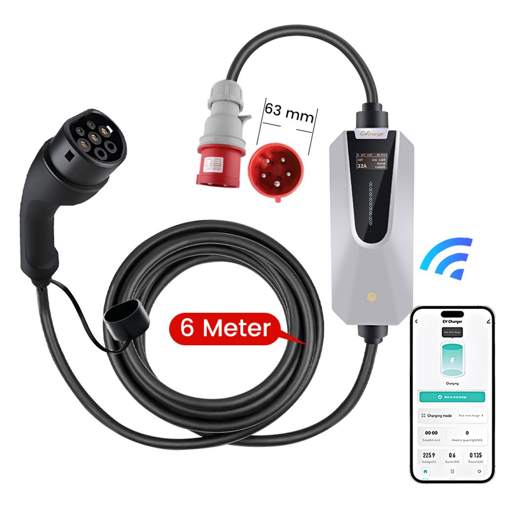 EV Ladekabel Typ 2 32A 22KW , EV-Ladegerät | Kaufland.de