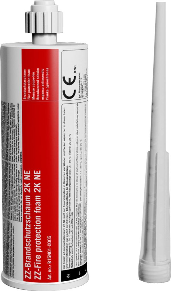 Protipožiarna pena ZZ 330, 2-zložková súprava, 6 x 380 ml