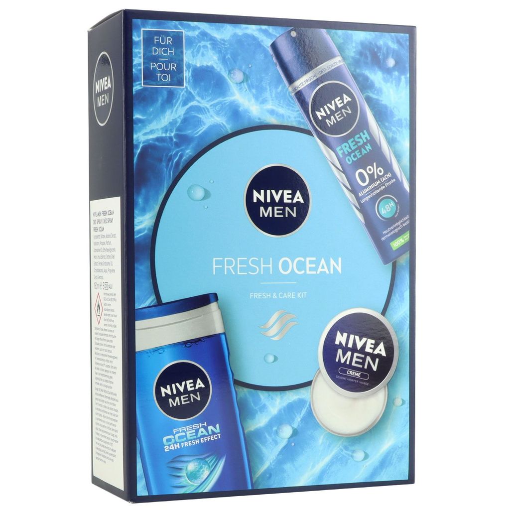 Nivea Men Fresh Ocean Set 150 ml Deo & 250 ml | Kaufland.de