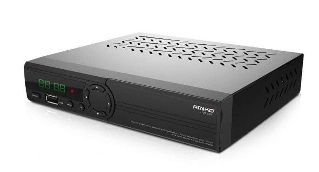 Amiko HD8265+ HDTV Receiver, DVB-C MPEG4, DVB-S2, DVB-T