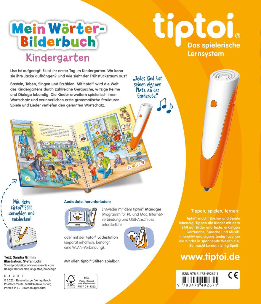 tiptoi® My kindergarten word picture book | Kaufland.pl